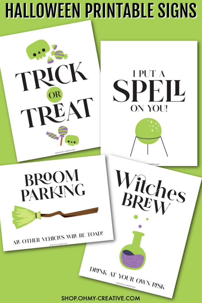 Halloween Party Printables: For a Spook-tacular Celebration! - OhMy ...