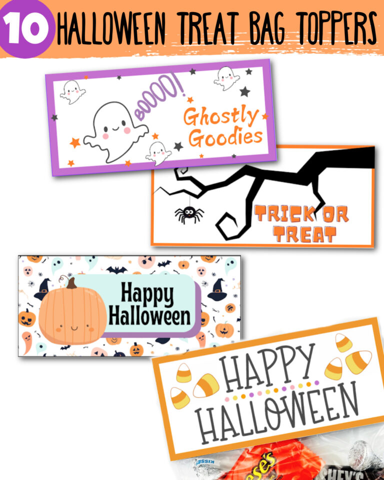 Halloween Treat Bag Topper Bundle {12 Designs} - OhMy-Creative Shop